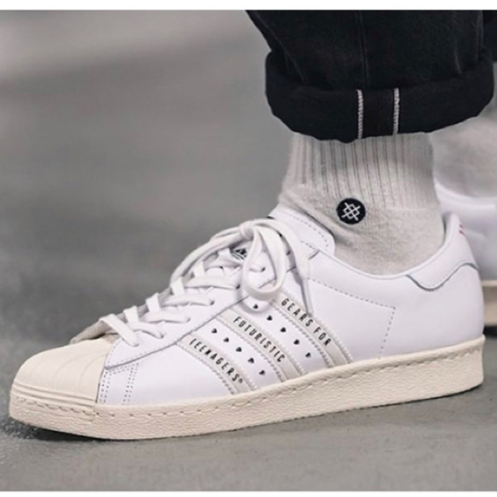Guc Adidas Superstar Human Made Sneakers - Gem